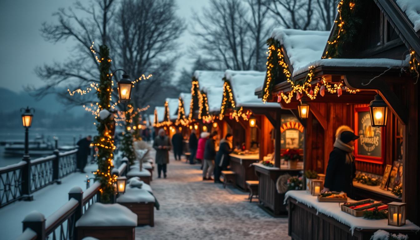 Weihnachtsmarkt auf der Fraueninsel im Chiemsee